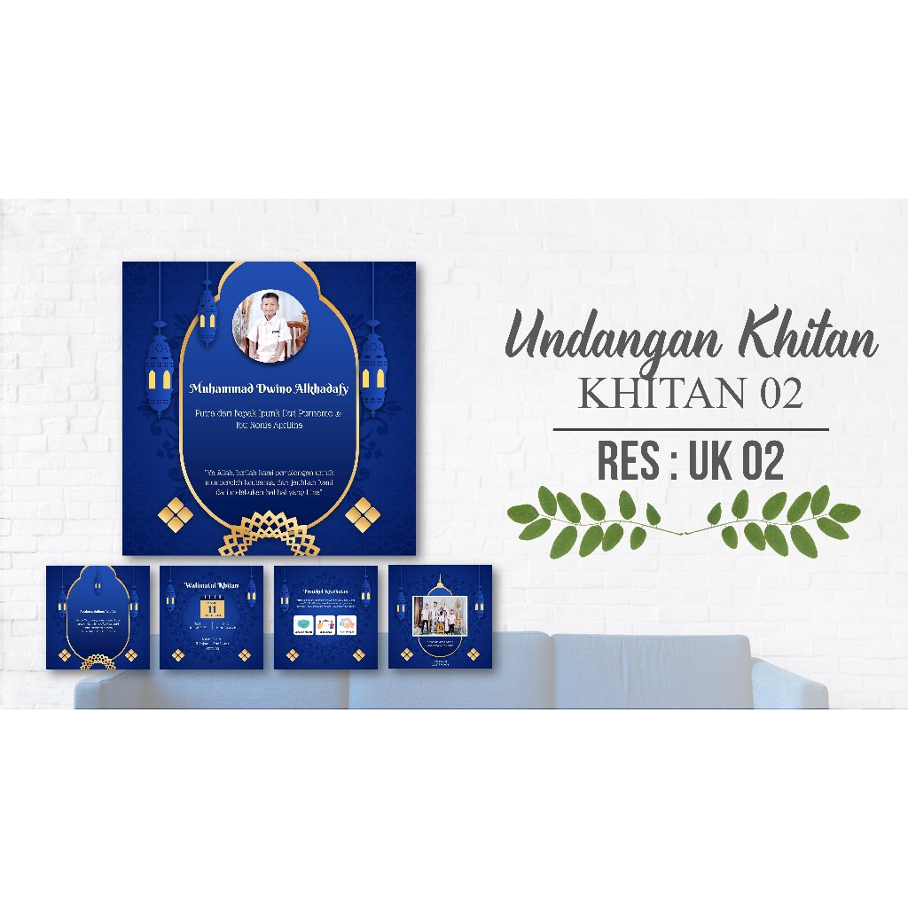 Theme UK02 Circumcision/Circumcision Invitation Video | Shopee Malaysia