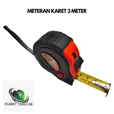 Planet88 - Shatterproof Rubber Meter 3M x 16mm Long Measuring Building ...
