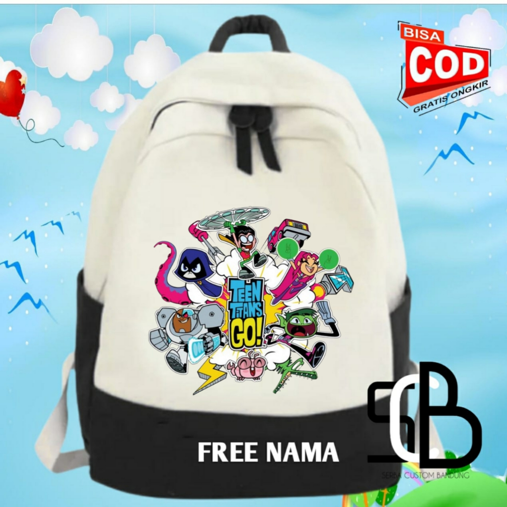 Teen Titans Go Backpack! | Shopee Malaysia