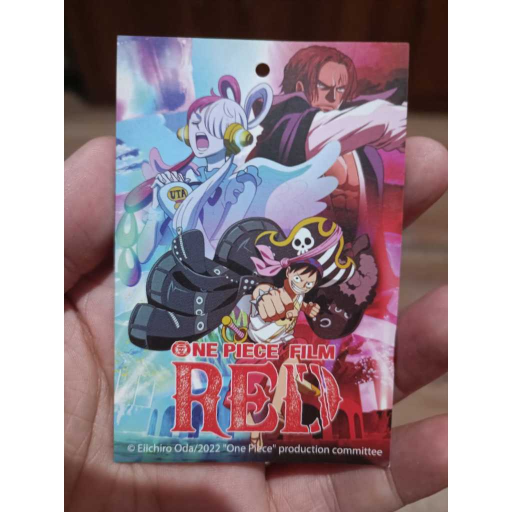 One Piece Film Red Tag Card Original Toei Animation Merchandise ...