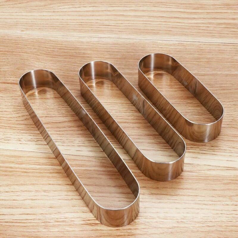 HOTDOG RING 20X7X3 CM BREAD RING / BURGER RING / RING CUTTER / OVAL ...