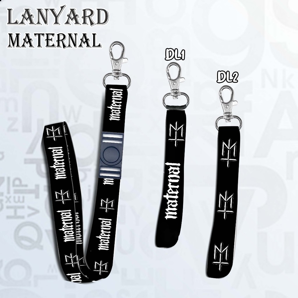 GANTUNGAN [STRAP] Maternal LANYARD Keychains, Cell Phones, ID Cards ...