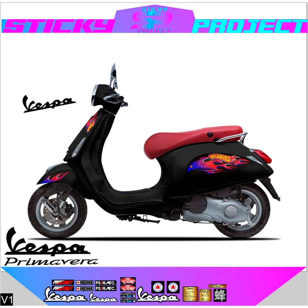 Stripping VESPA MATIC MOTIF 5 / VESMAT / VESPA MATIC VARIATION ...