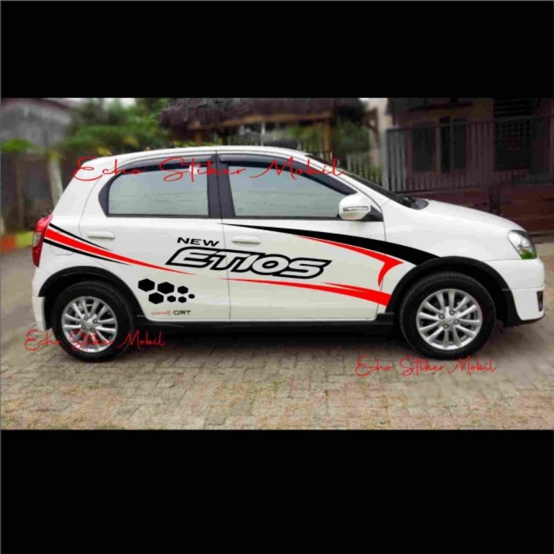 Ayla brio etios Car Cutting Sticker striping Side Body etios | Shopee ...