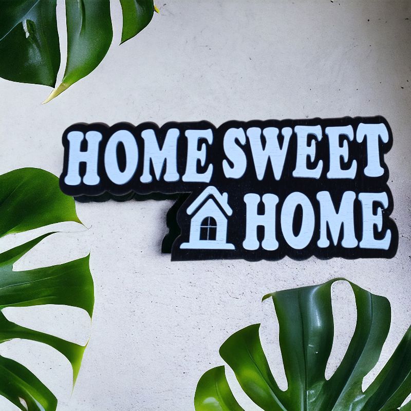KAYU Decor WOODEN HOME ROOM (HOME SWEET HOME) | Shopee Malaysia
