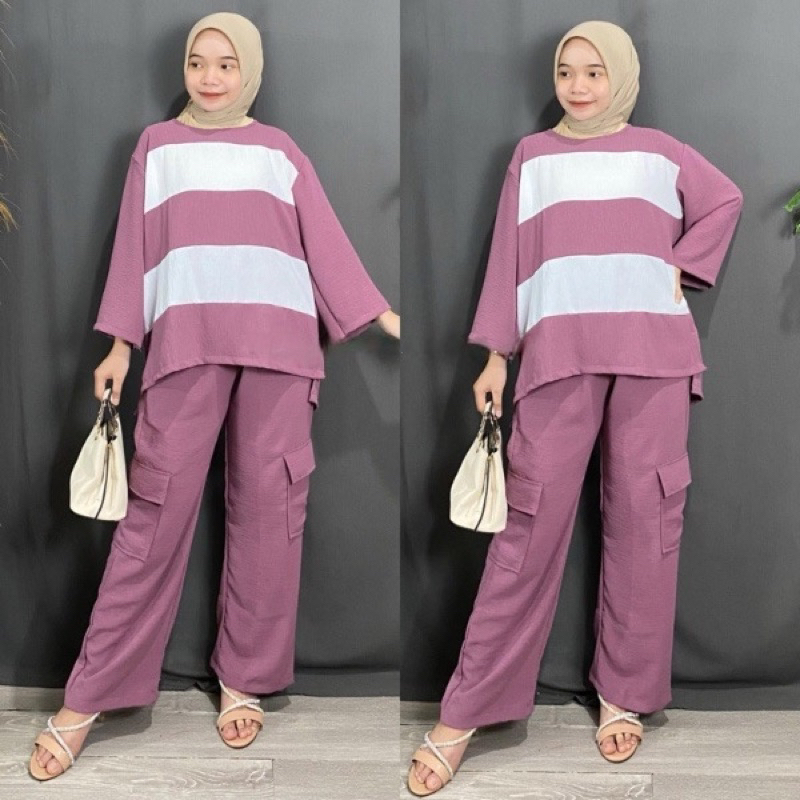 ALIYAH ONE SET CRINGKEL AIRFLOW ONE SET SALUR BLASTER | Shopee Malaysia