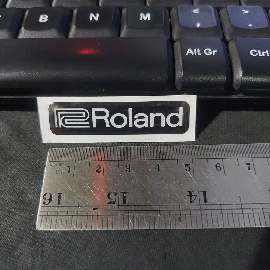Roland Embossed Resin Sticker Small 3D Flexible Sticker Unit | Shopee ...