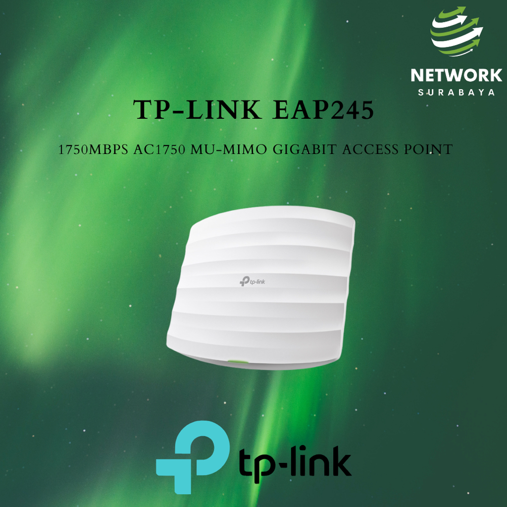 Tp-link EAP245 AC1750 Wifi Wireless MU-MIMO Gigabit Ceiling Access ...
