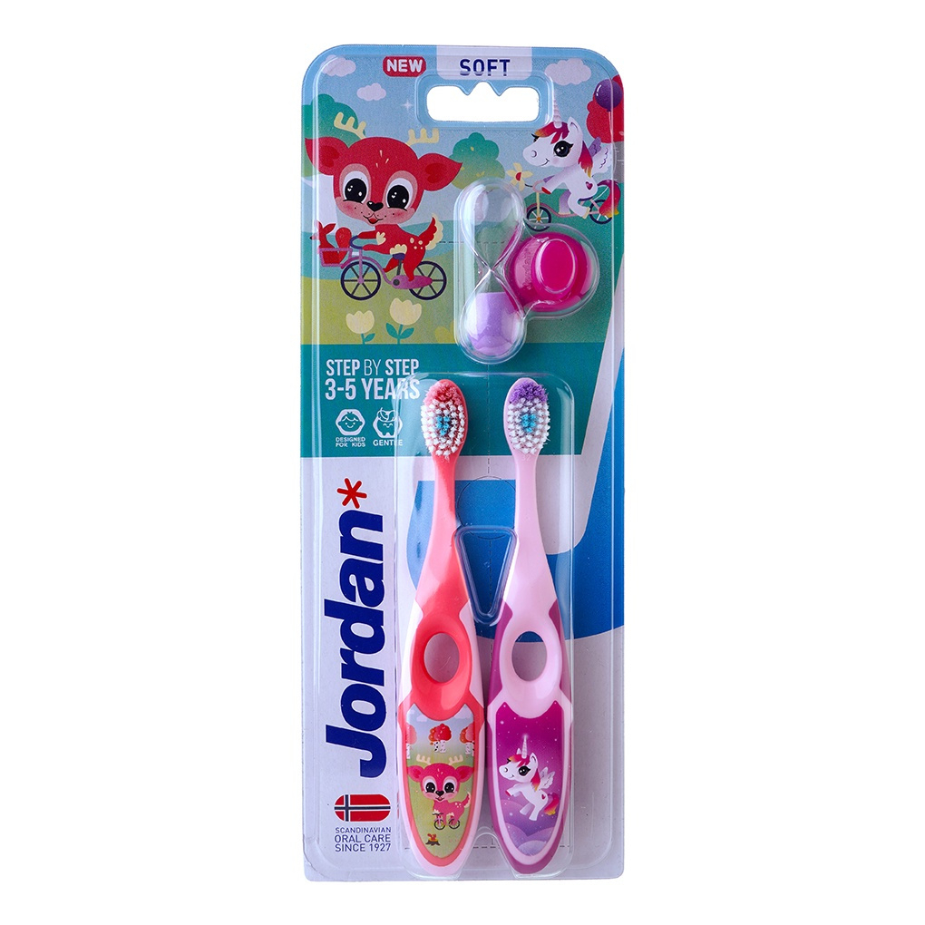 Jordan kids step 2 soft toothbrush / step 2 children's toothbrush (age ...