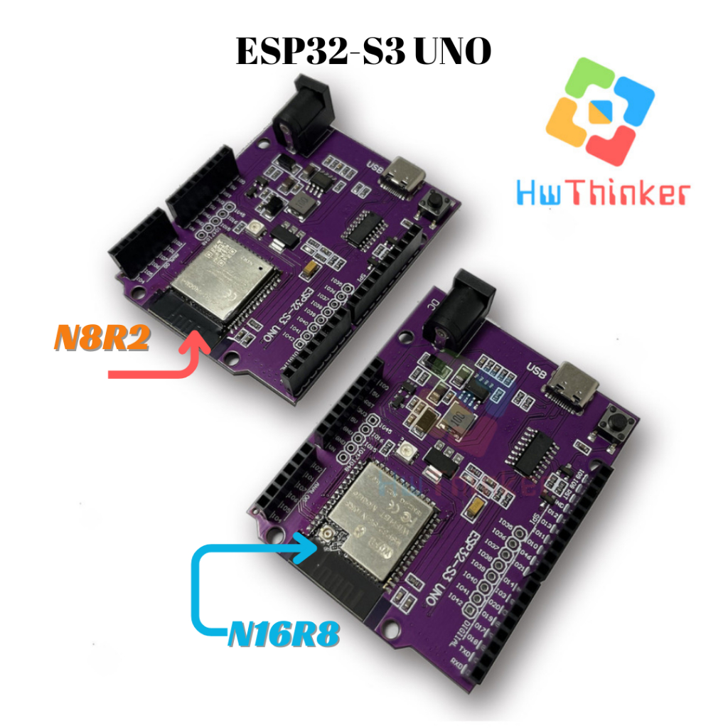 ESP32-S3 UNO WROOM-1 N8R2/N16R8 WIFI Bluetooh BLE Board Type-C Module | Shopee Malaysia