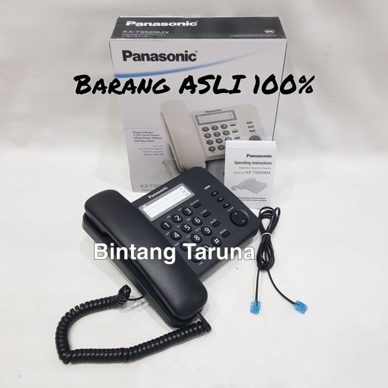 Panasonic KX-TS520 Cable Telephone Panasonic KX-TS520MX Telephone Panasonic TS520 Telephone ...