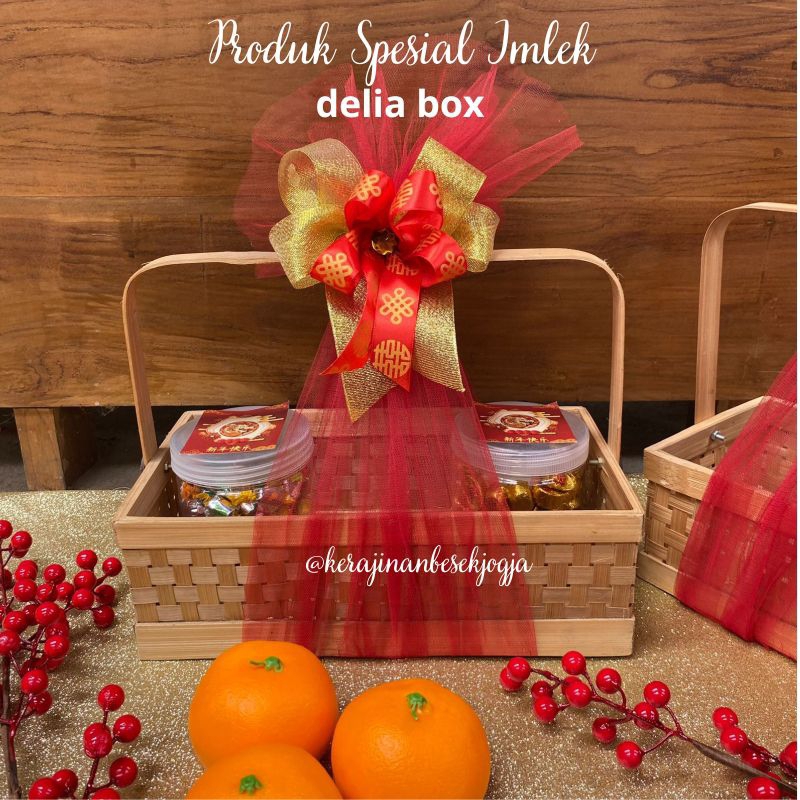 Hampers DELIA SERIES CNY | Bamboo Parcel Delivery Cookies gift box ...