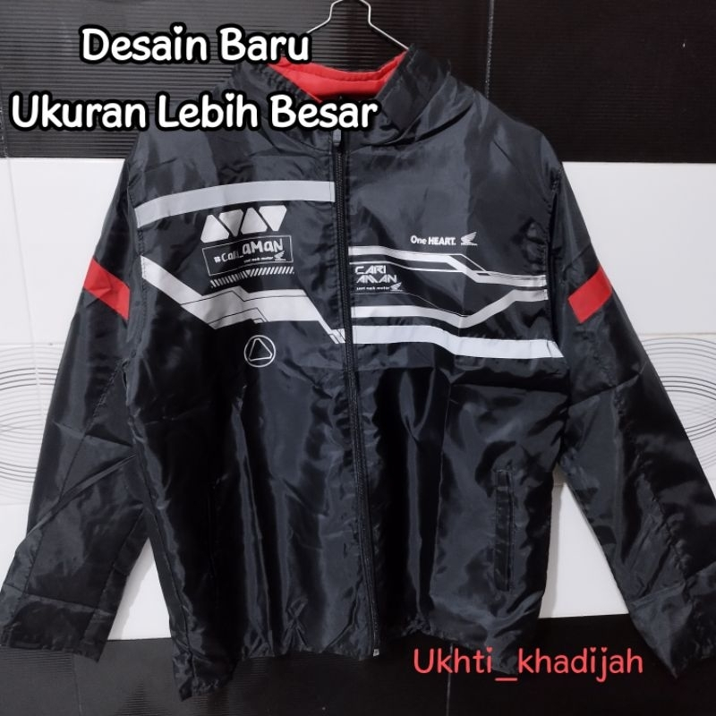 MERAH HITAM Original Honda Motorcycle Jacket Combination of Black and ...