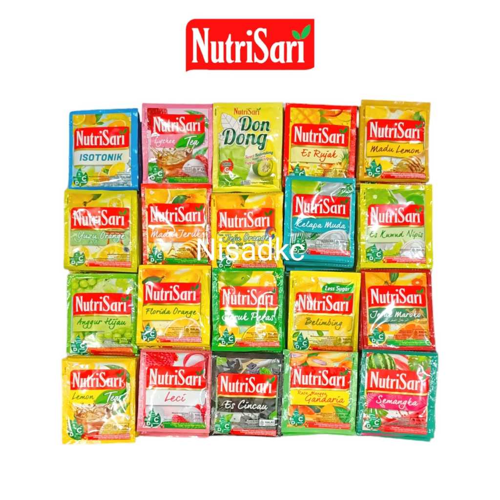 Nutrisari Renceng Instant Nutri Sari Powdered Drink Contains 10 Sachets | Shopee Malaysia