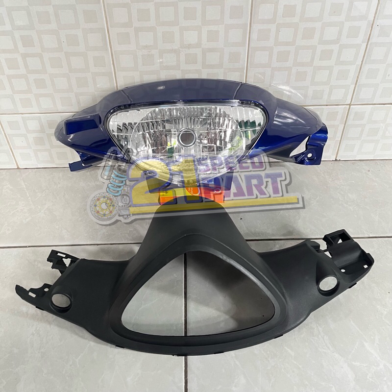 Yamaha Mio Sporty Old Front and Rear Shell Head Cover Reflector Set ...