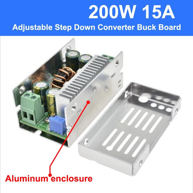 Step Down 15A 200W 60V Adjustable DC-DC Step Down Converter Buck Module ...