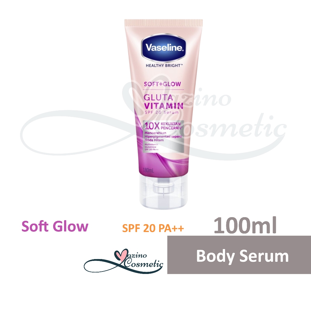 Vaseline Soft Glow Gluta Vitamin Spf 20 Body Serum Niacinamide 100ml ...