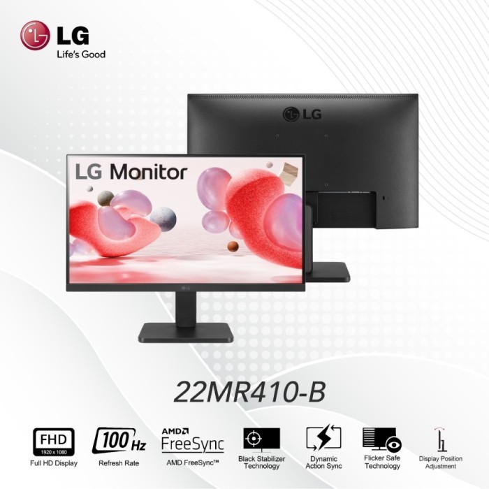 LG 22MR410 Monitor 22 inch FHD 100Hz AMD FreeSync official guarantee ...