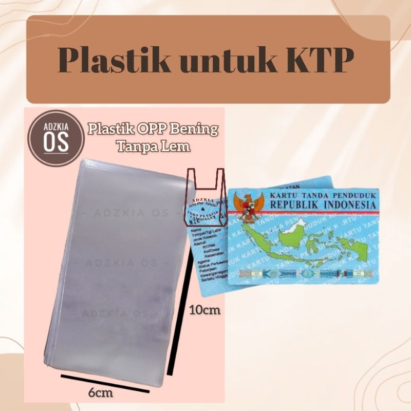 Plastic for KTP / plastic KTP Packing | Shopee Malaysia