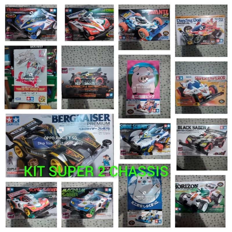 Complete Tamiya Super 2 S2 Chassis kit (Original Tamiya) There is a ...