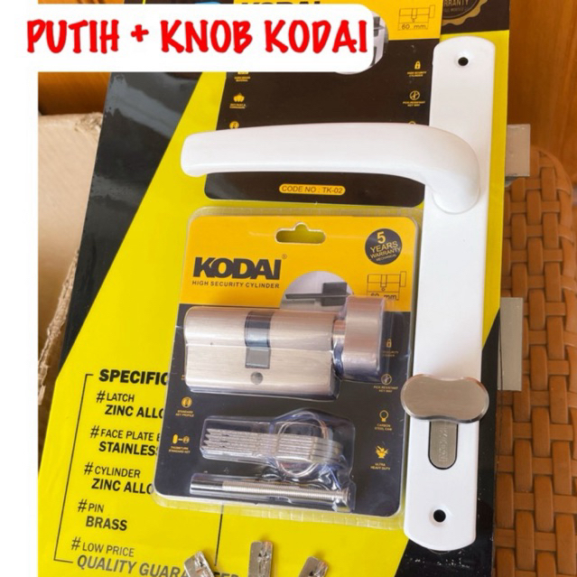 PUTIH HITAM Lhp glt 839 KNOB KODAI black White 20 mm Color Aluminum ...