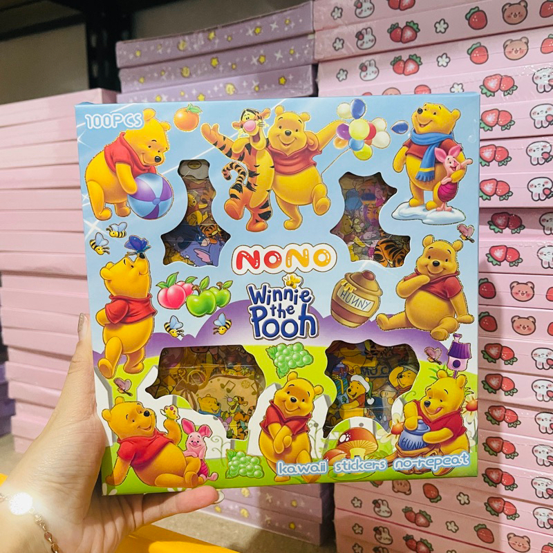 [PSS] Nono WINNIE THE POOH Sticker Contains 100 Sheets | Viral Stickers ...