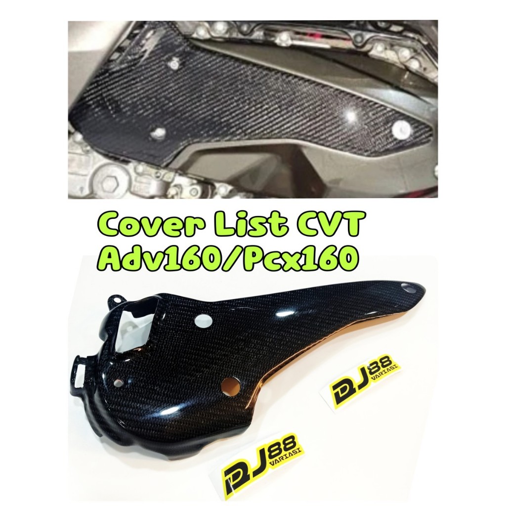 Cover list CVT carbon adv 160 pcx160 carbon kevlar Cover | Shopee Malaysia