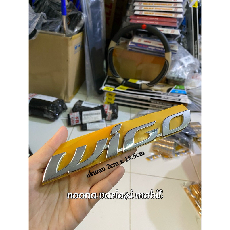 Toyota WIGO chrome Car Emblem Logo | Shopee Malaysia