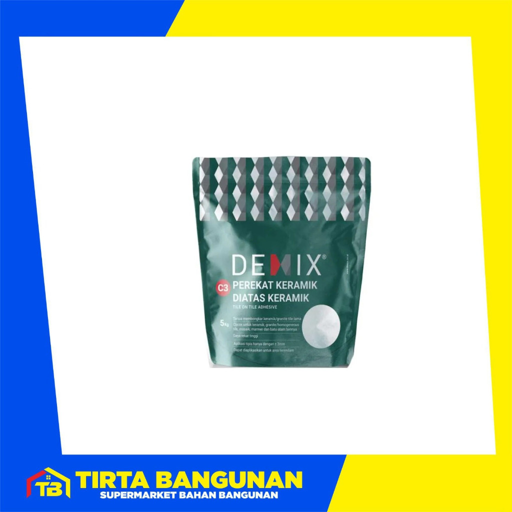 Demix C3 Ceramic Adhesive On Ceramic 5kg | Shopee Malaysia