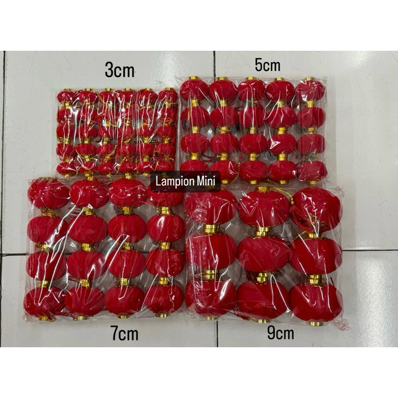1 pack of Mini Chinese New Year Lanterns | Chinese New Year ornaments ...
