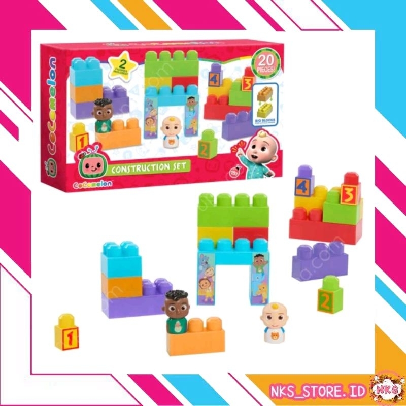 Cocomelon Construction Toys Set Original Children's Toys | Shopee Malaysia