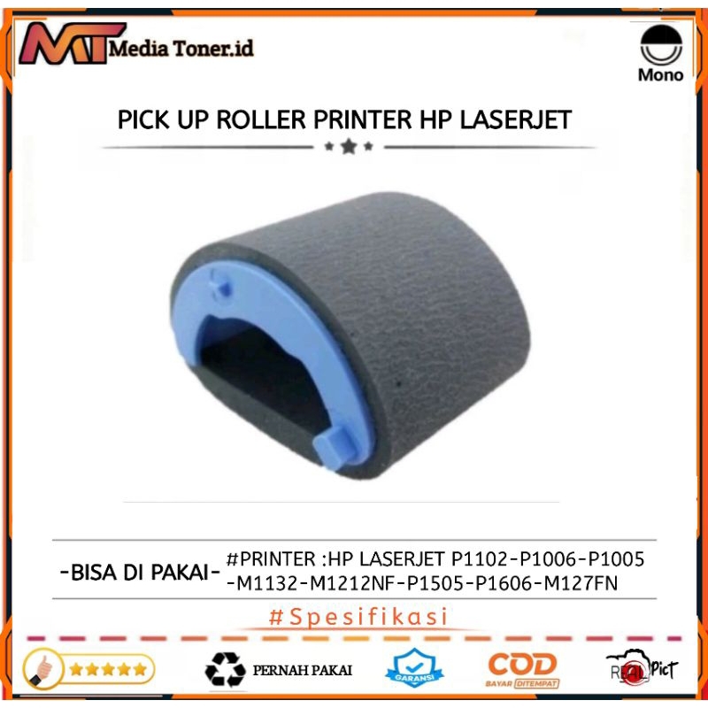 Roller pick Up/Paper Puller Hp Laserjet P1102 P1006 P1005 M125a M1132 ...
