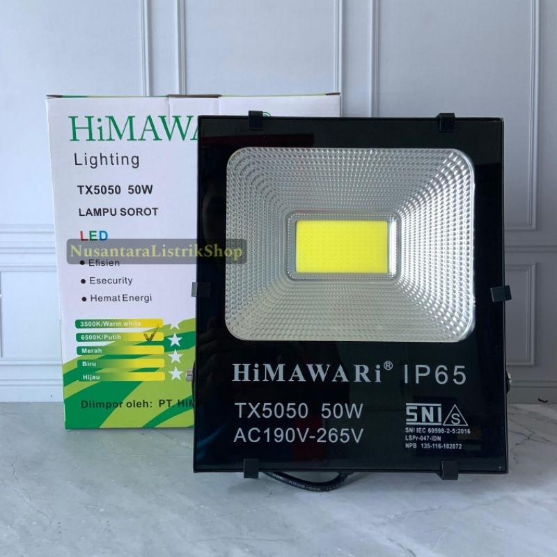 CAHAYA 50 Watt Led Spotlight Flood Light Himawari TX5050 50W Waterproof ...