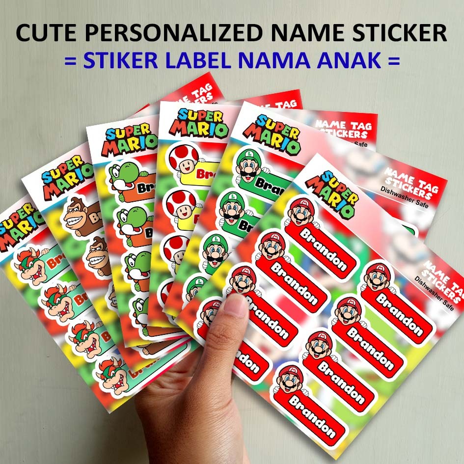 Name Sticker | Name TAG STICKERS | Name LABEL Sticker | Custom STICKERS ...