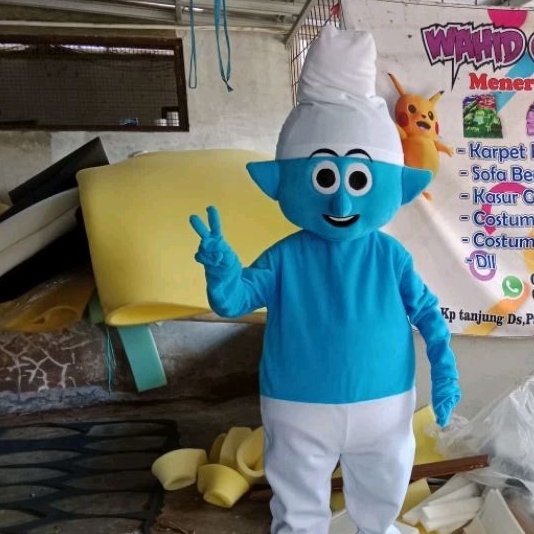 The smurf clown costume | Shopee Malaysia