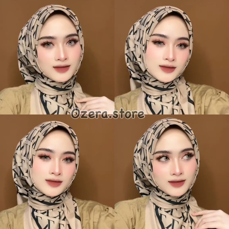 Monogram Motif RECTANGULAR Hijab | Shopee Malaysia