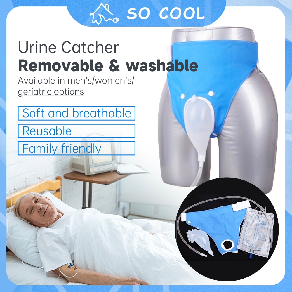 Ready 2000ml Urine Bag Urine Collector Elastic Elastic Urine Adult ...