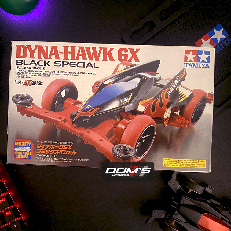 Tamiya 95000 DYNA HAWK GX BLACK SPECIAL - SXX CHASSIS - MIGHTY SERIES ...