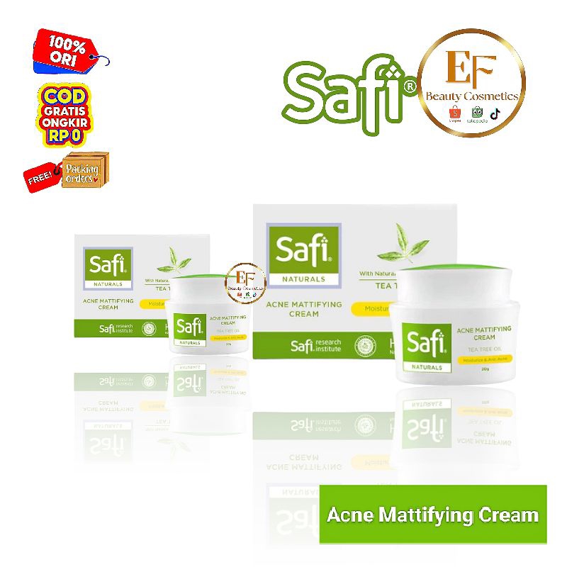 Safi Naturals Anti Acne Cream Tea Ttee Oil - 100% ORIGINAL Acne Face ...