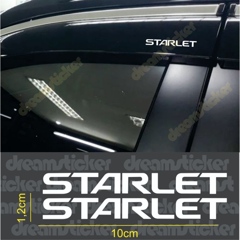 Cutting Sticker Gutter Car Toyota Starlet Car Sticker | Shopee Malaysia