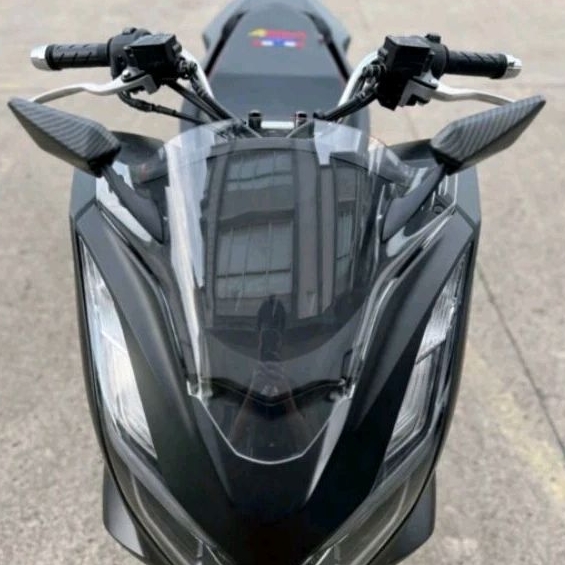 Visor Windshield PCX 160 Thailand Flat 3mm PLUS NEMO And WINGLET Mirror ...