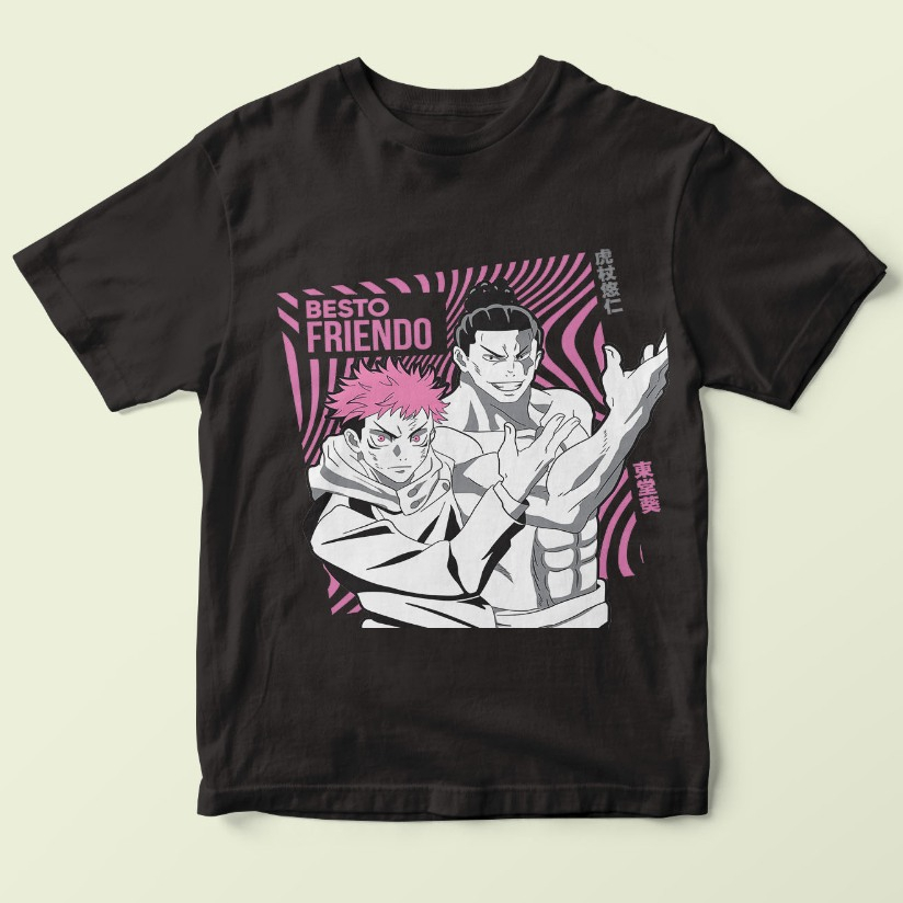 Jujutsu KAISEN Itadori Yuji And Todo Aoi Anime T-Shirts JK-07 | Shopee ...