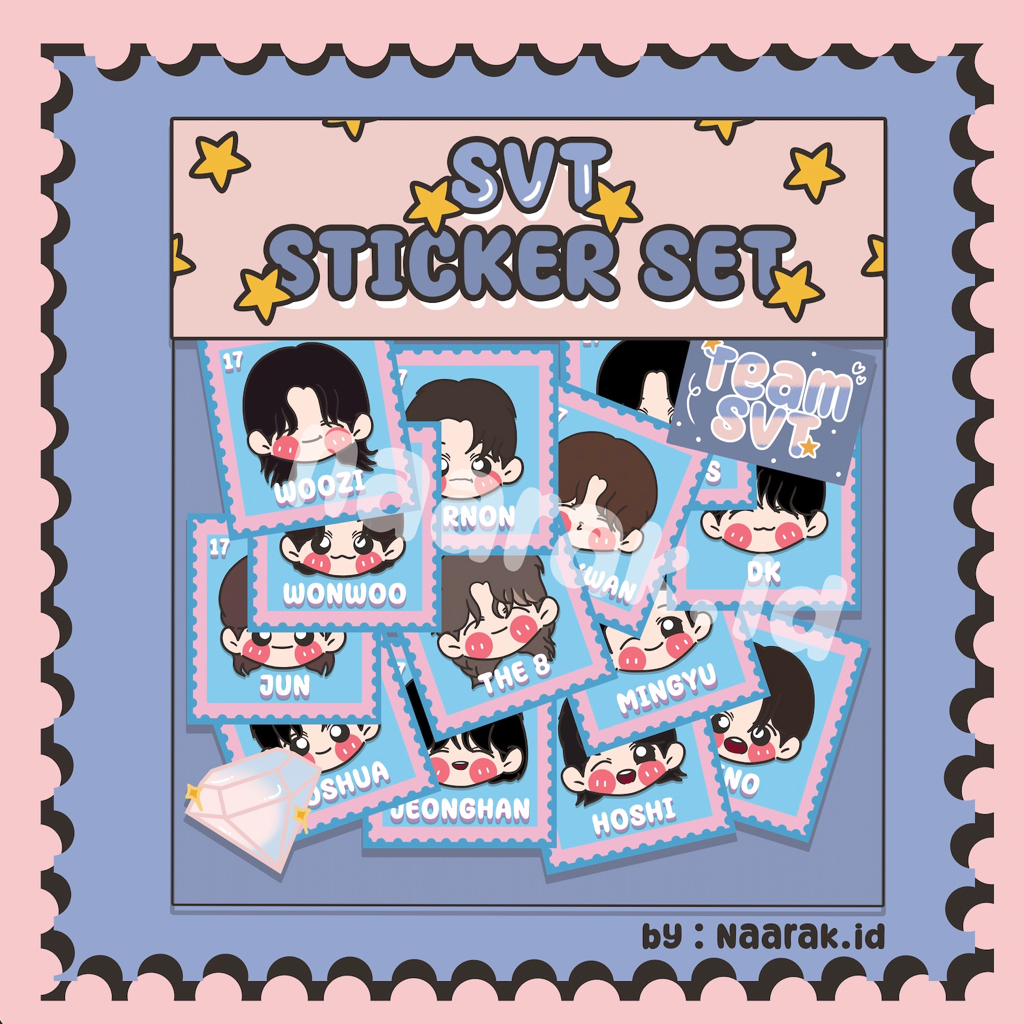 Seventeen SVT STICKER SET | Shopee Malaysia