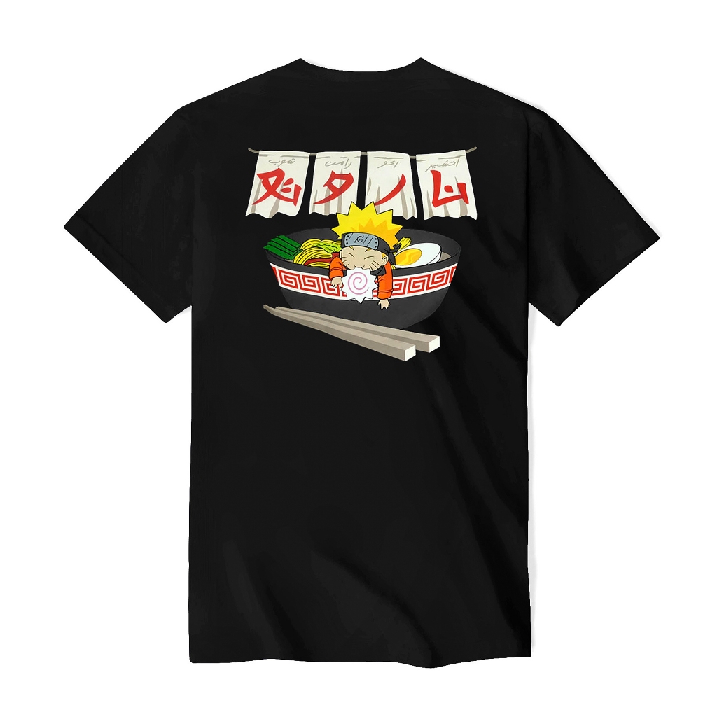 Emirates Pocket T-shirt Naruto Sinking in Ramen Write in Arabic Script ...