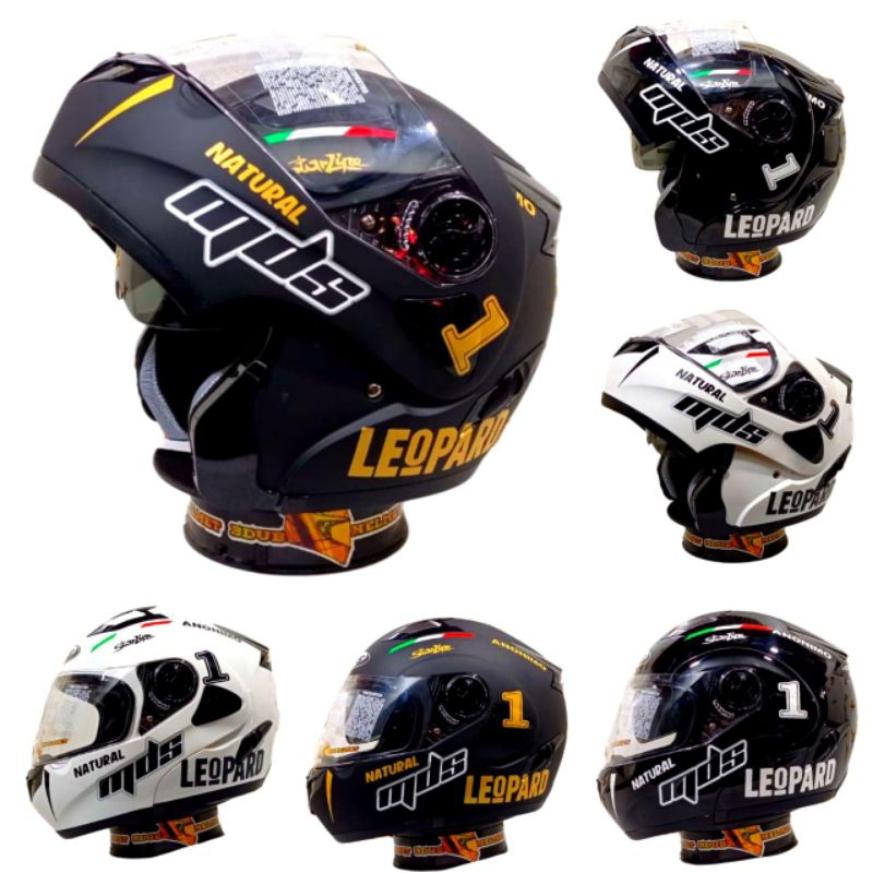 Mds modular black dof Helmet | Shopee Malaysia