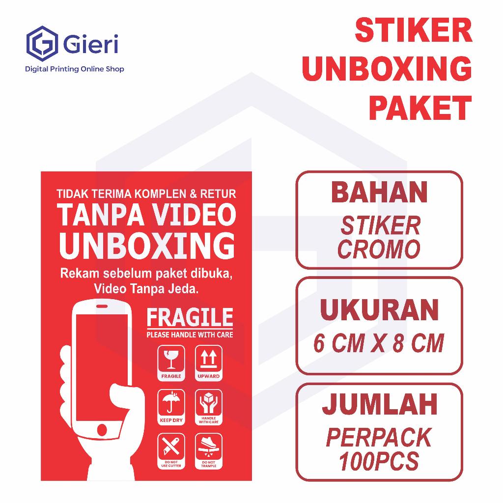 Gieri - Unboxing Sticker/Package Sticker | Shopee Malaysia