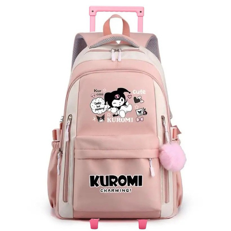 Kuromi Trolley Children's Backpack kuromi Backpack bags Children's ...