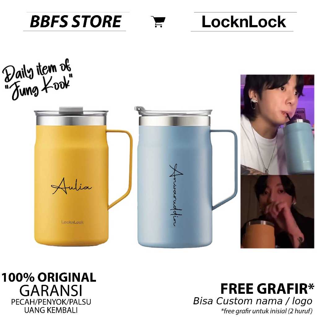Locknlock Tumbler Metro Mug 600ml // Jungkook Edition LocknLock Tumbler ...