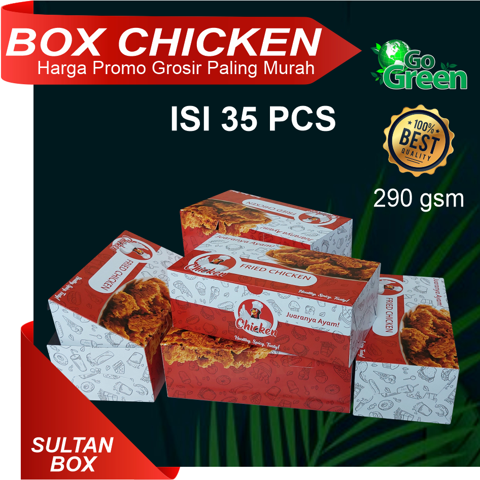 Fried CHICKEN BOX BOX (35Pcs) KFC BOX FRIED CHICKEN BOX FRIED CHICKEN ...