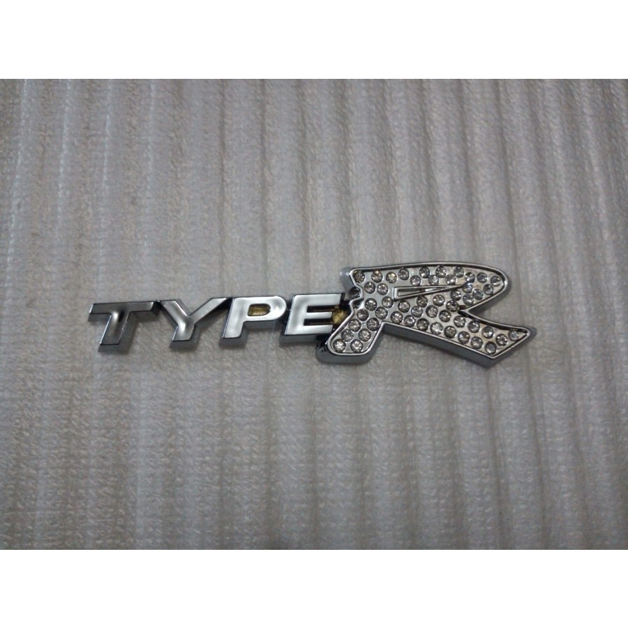 Chrome TYPE R Writing Car Emblem/Logo | Shopee Malaysia